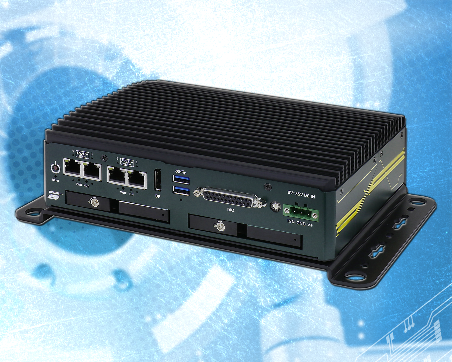 ITG-100-AL Fanless Embedded System : Backplane System Technology Pty Ltd