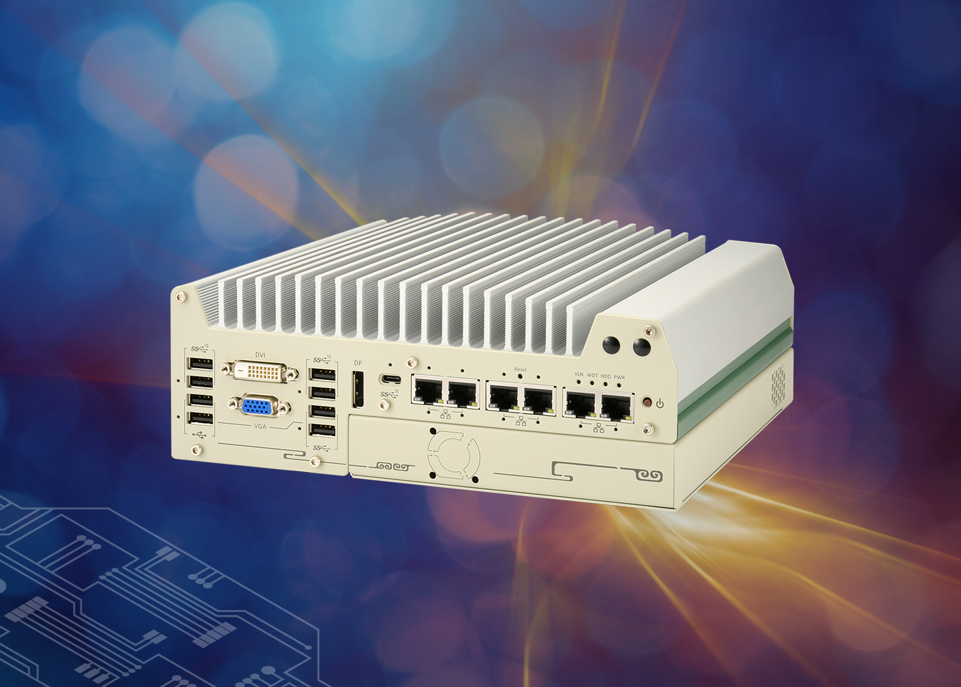 SI-642-N Fanless 4K Digital Signage Player : Backplane System ...