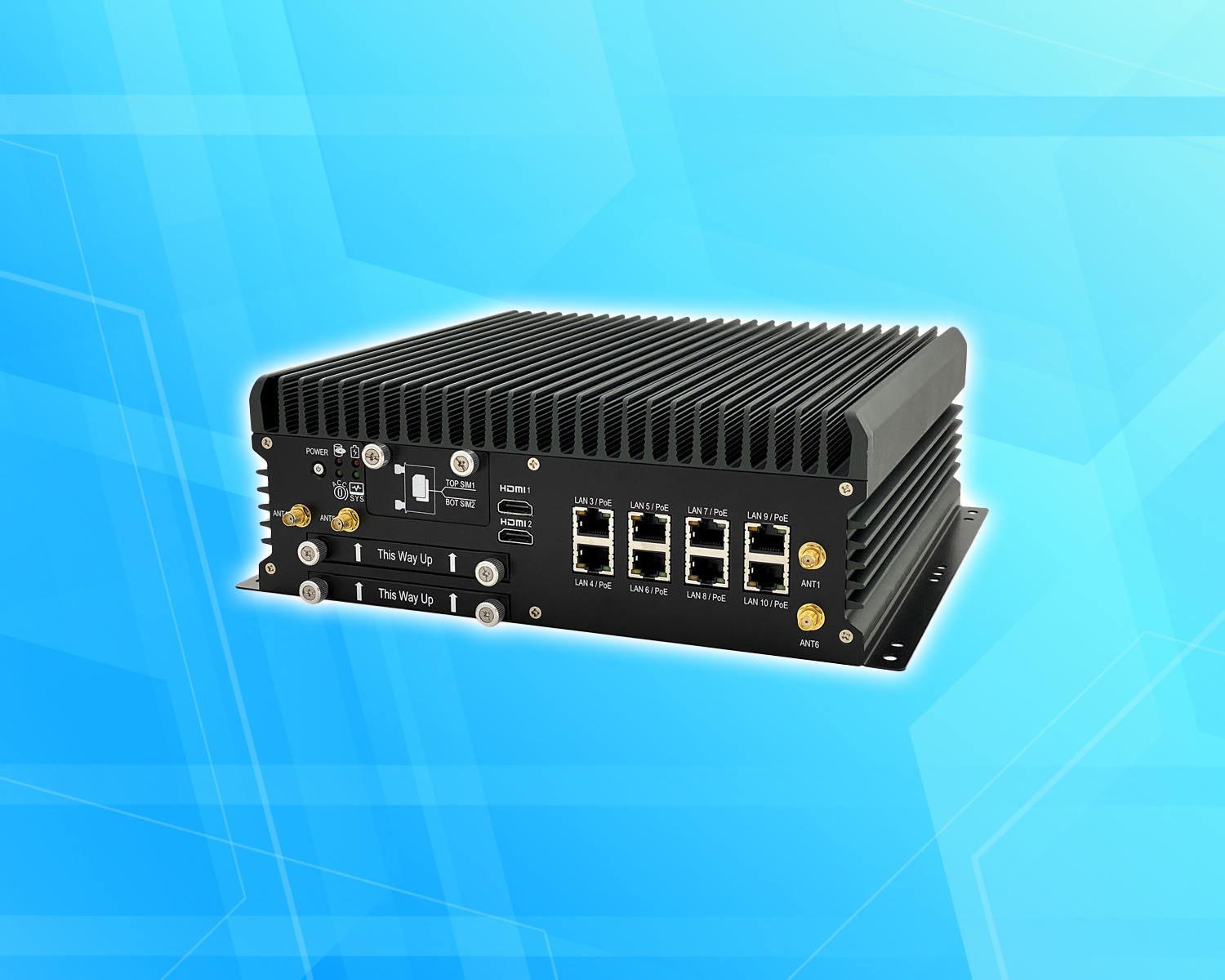 Stainless B Series Display with Push Buttons : Backplane System ...