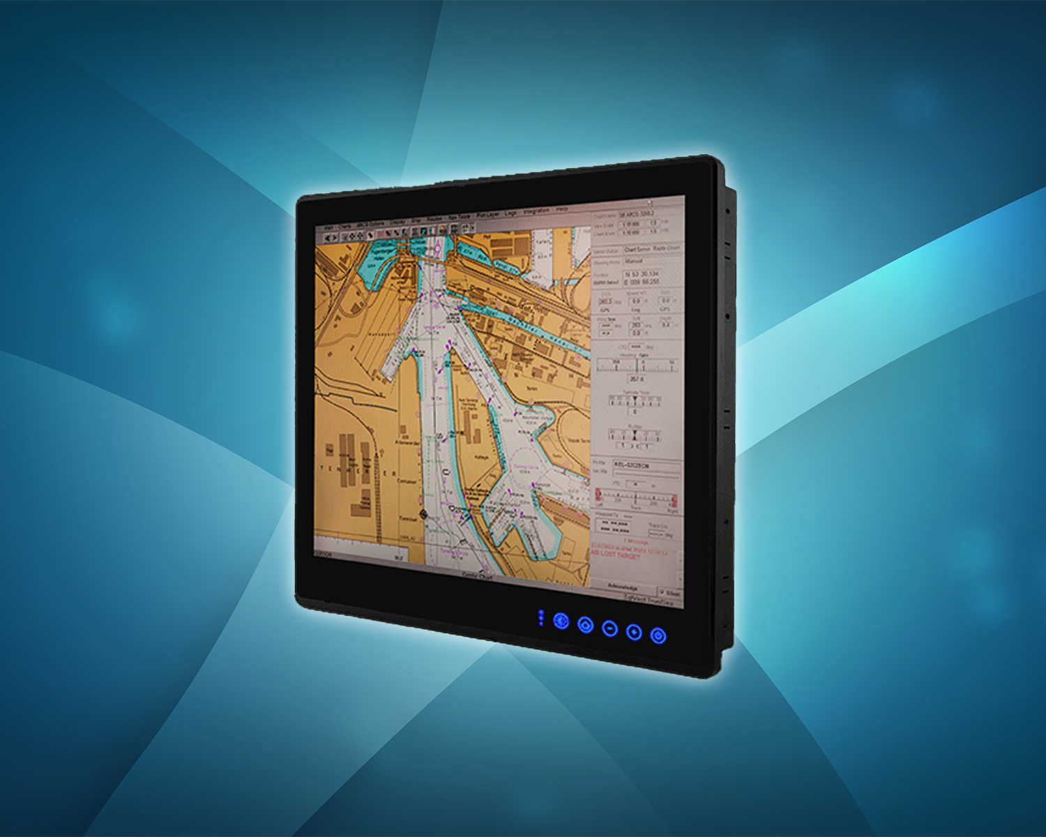 Chassis Mount 4K UHD Military Display : Backplane System Technology Pty Ltd